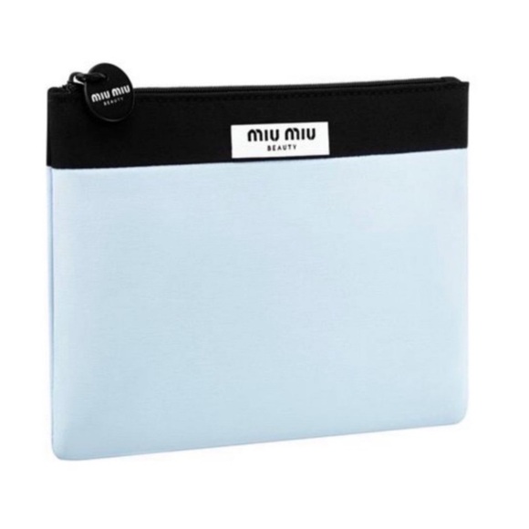 Miu Miu | Makeup | Miu Miu Pouch With Gold And Black Accents And Empty ...